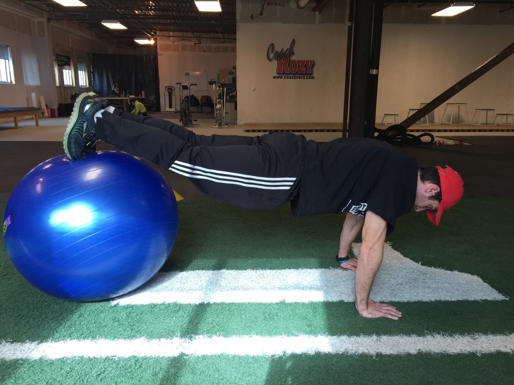 Wednesday Exercise of the “WEAK” - Stability Ball Knee Tucks/Pikes ...